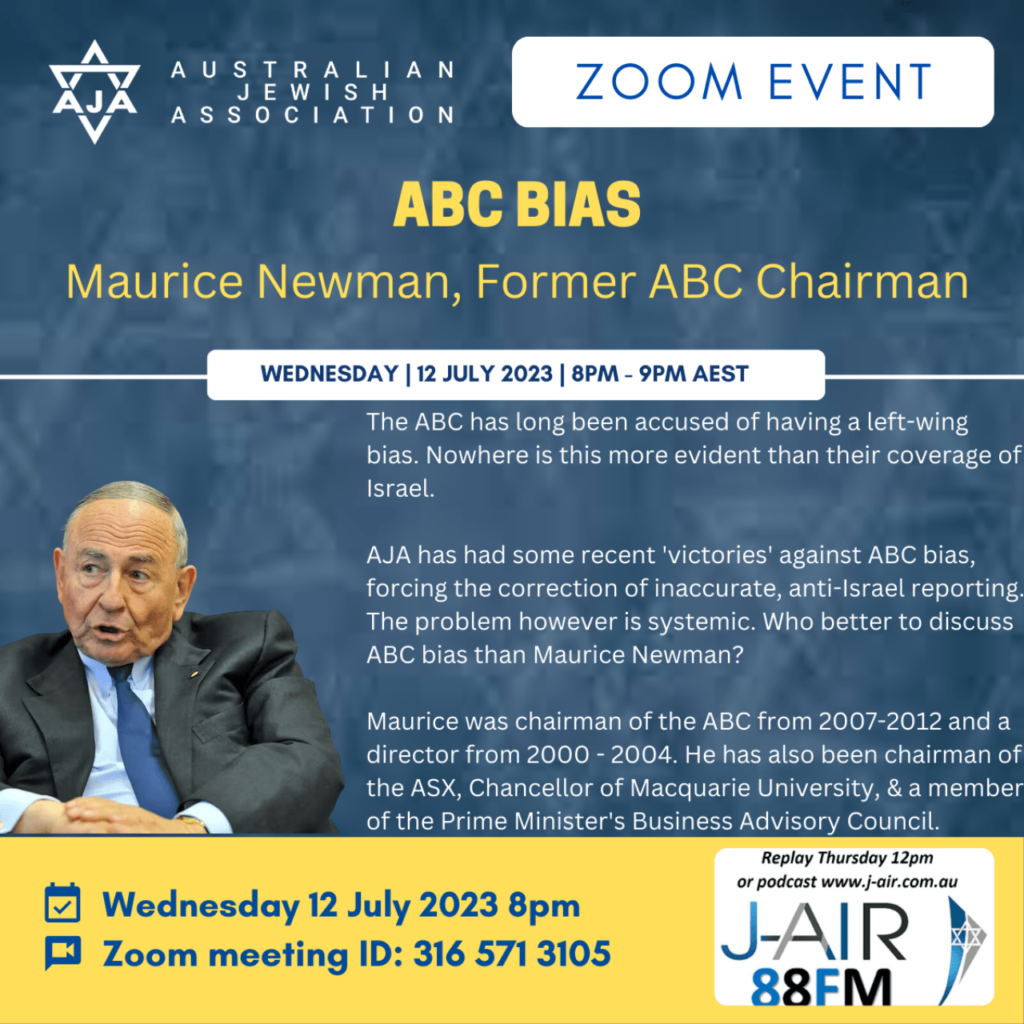 ABC BIAS | Australian Jewish Association