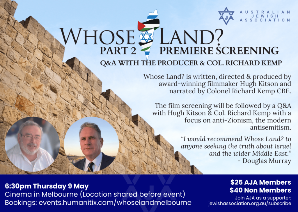 Whose Land? Part 2 (Melbourne) – Premier Screening Q&A with the ...